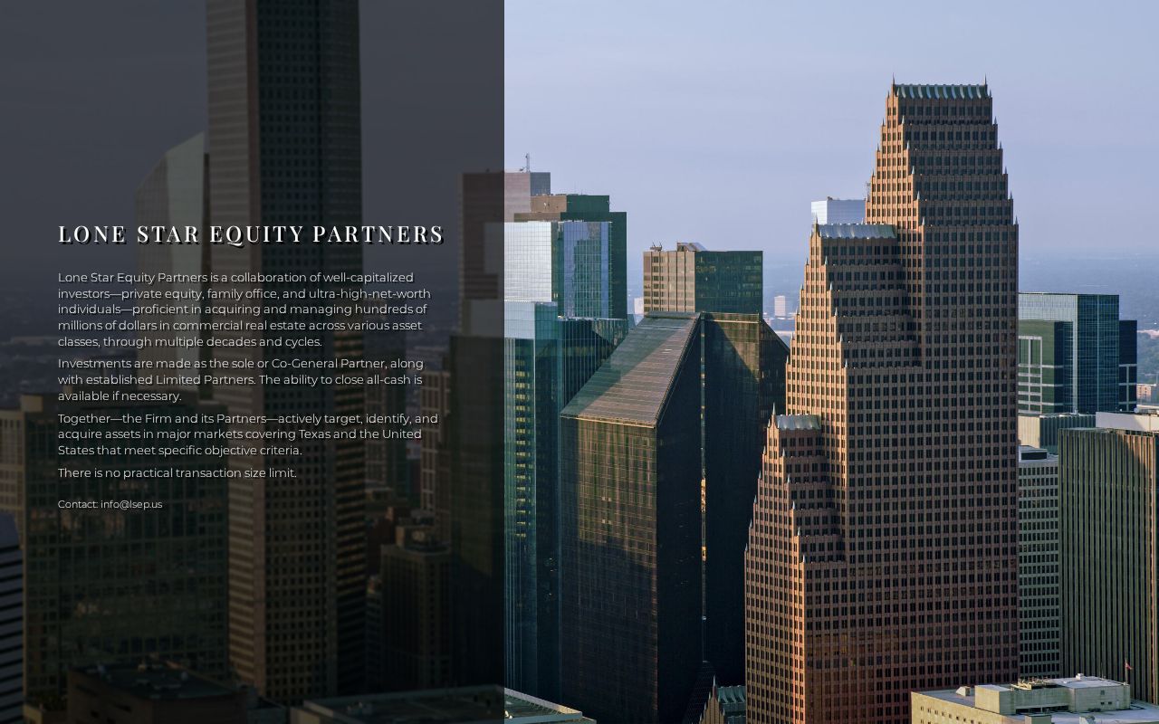 Lone Star Equity Partners